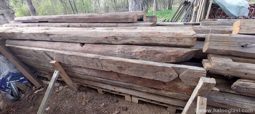 Ručno tesana građa od crnog bora | Halo Oglasi