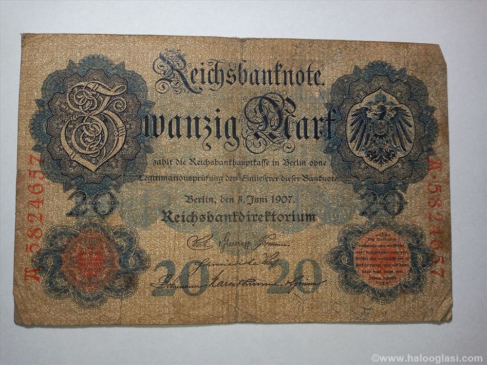 20 rajsh maraka iz 1907 | Halo Oglasi