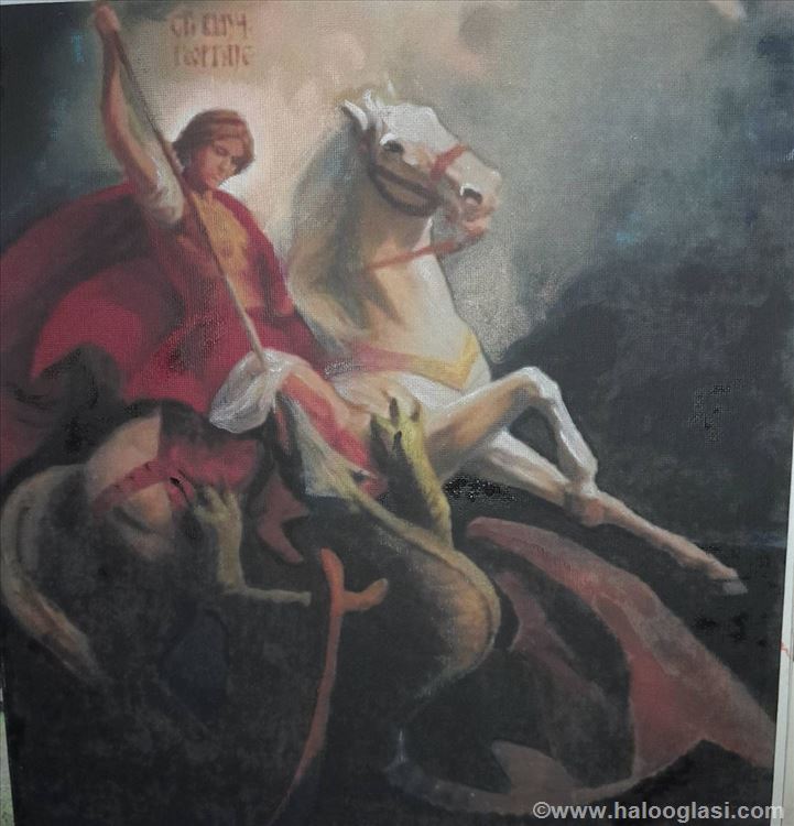 Sveti Georgije - ulje na platnu | Halo Oglasi