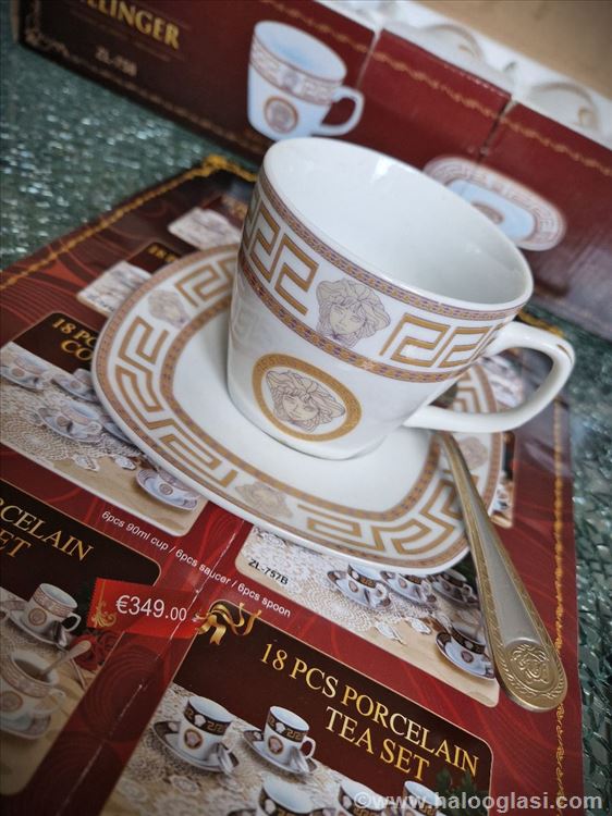 Versace šolje vrlo lepe unikatne ceo set | Halo Oglasi