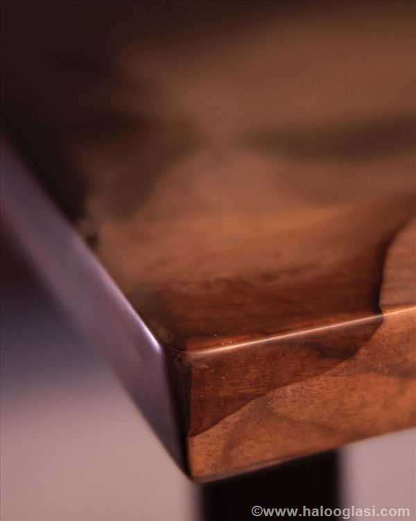 Trpezarijski sto hrast epoxy 124 x 90 x 5cm | Halo Oglasi