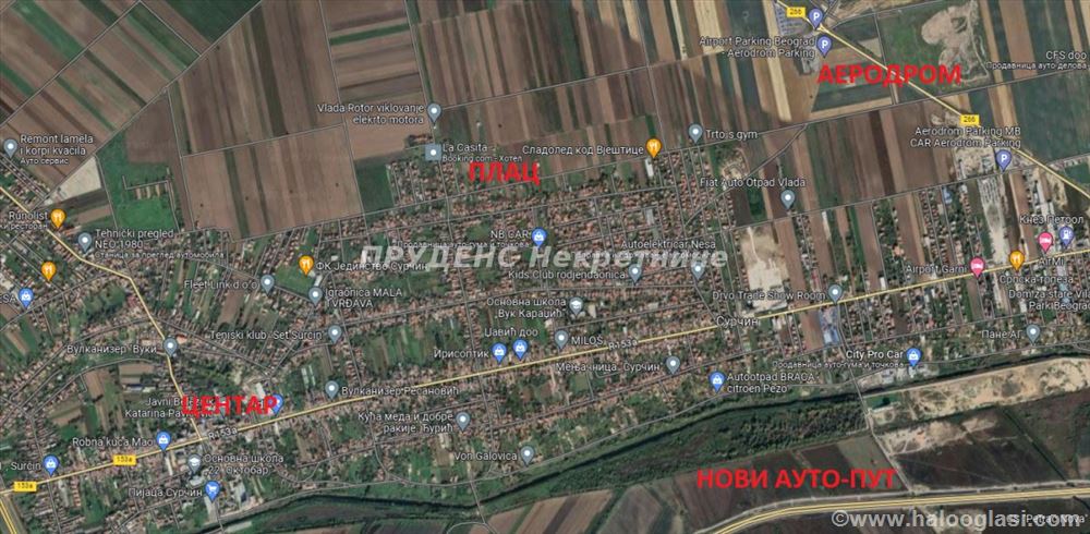 Surčin - plac 15.4 ara | Halo Oglasi