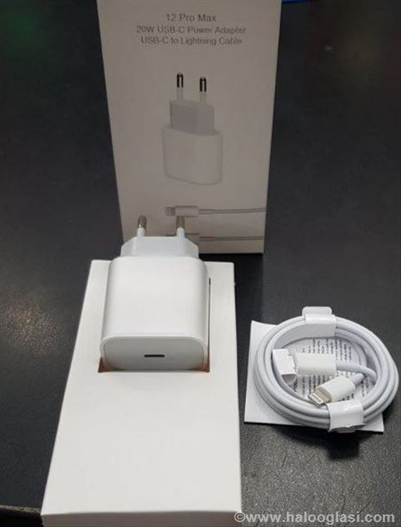Iphone punjač 20W - USB C za Iphone 12 pro, 12, 11 | Halo Oglasi