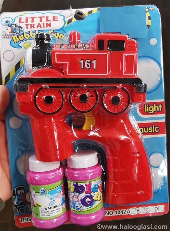 Pistolj za baloncice sa 2 boce sapunice | Halo Oglasi