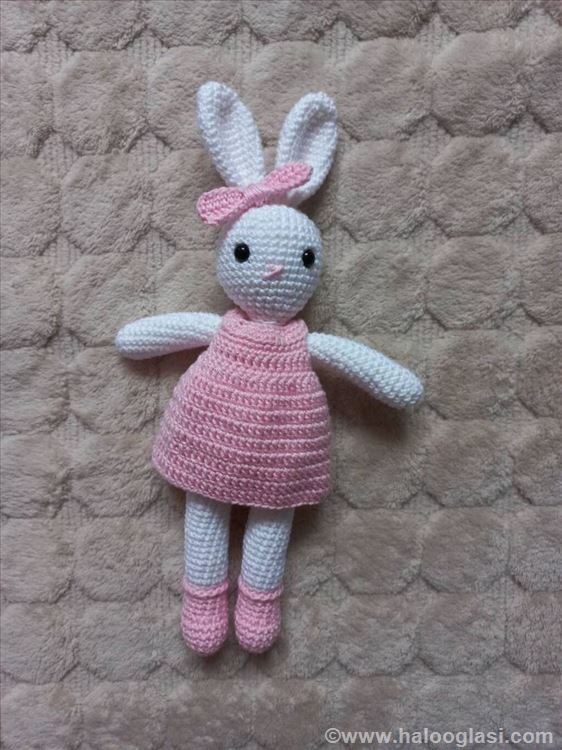 Heklana igračka zeka, amigurumi | Halo Oglasi