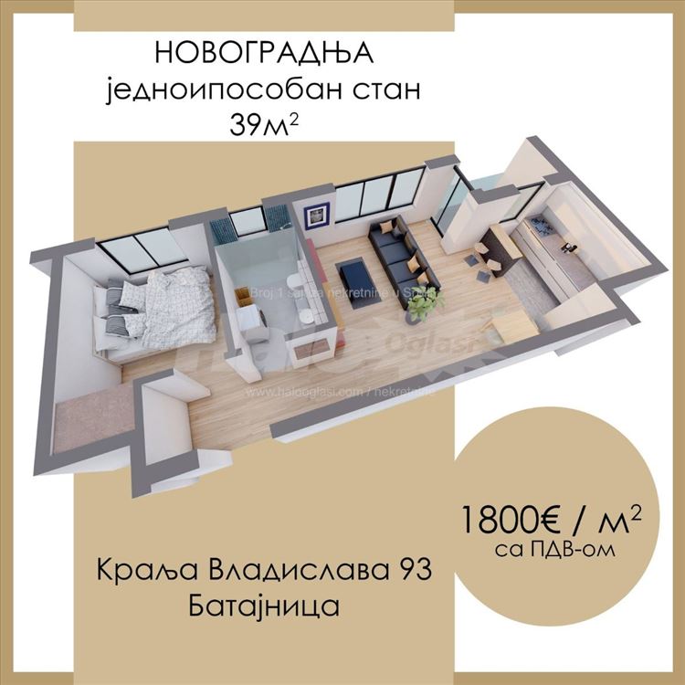 Direktna prodaja stana | Halo Oglasi