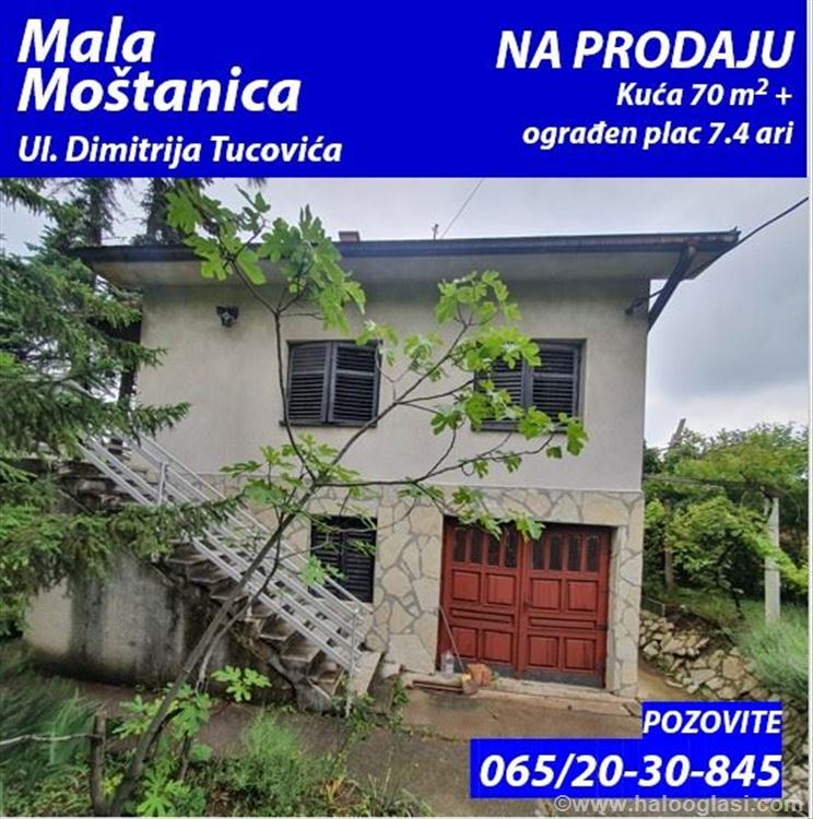 Prodaje se kuća Mala Moštanica + Plac 740 kvm | Halo Oglasi