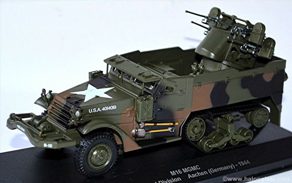1:43 M16 MGMC US Army anti-aircraft weapon 13x4 cm | Halo Oglasi