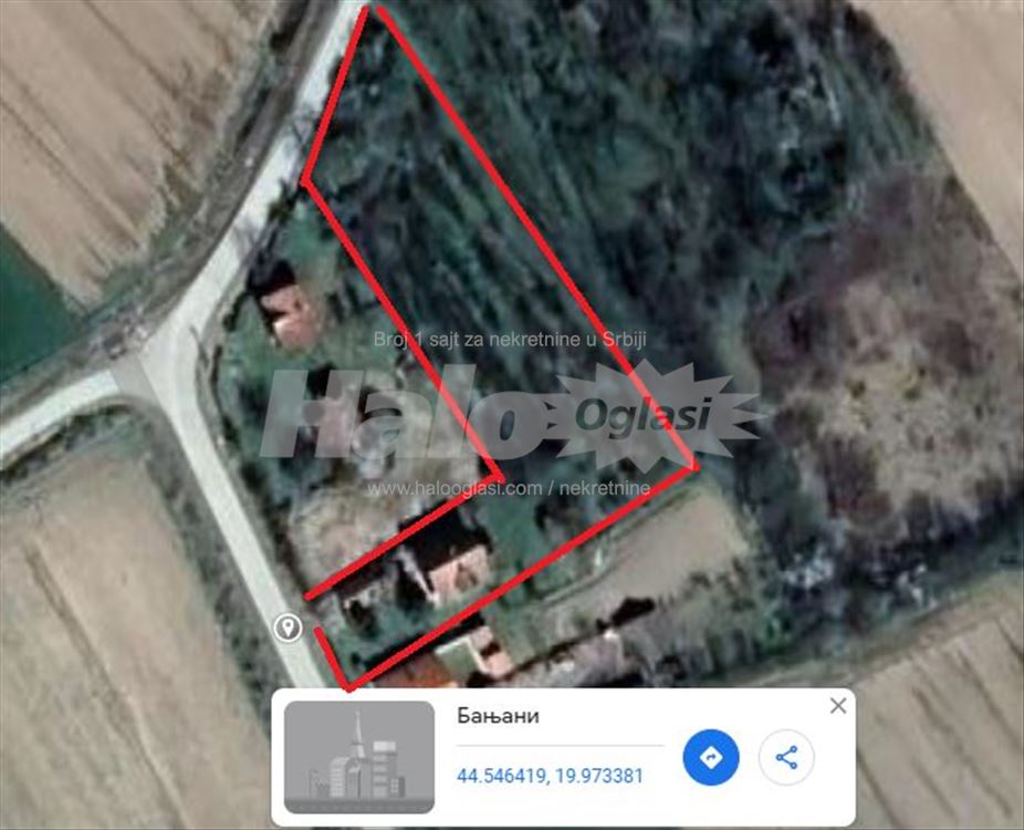 Plac i kuća u selu Banjani, opština Ub | Halo Oglasi