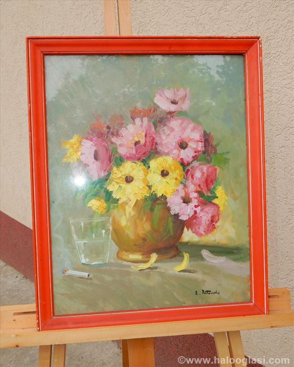 Rotondo, lepa slika, Italijanski slikar, oko 1980. | Halo Oglasi