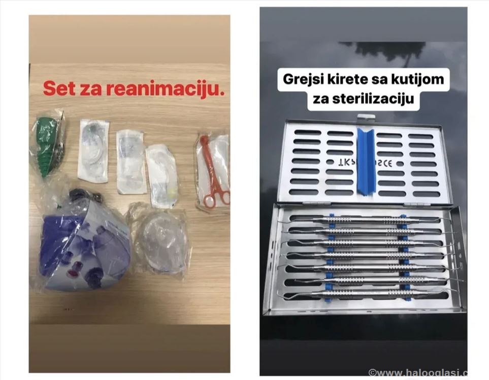 Set za reanimaciju / paradontalne kirete | Halo Oglasi