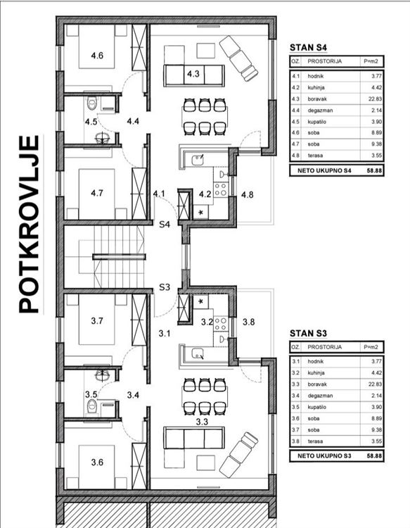 Direktna prodaja stana od investitora, 59m2 | Halo Oglasi