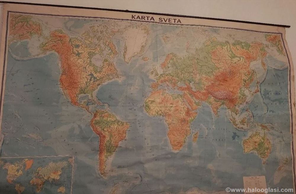 Karta Sveta očuvana | Halo Oglasi