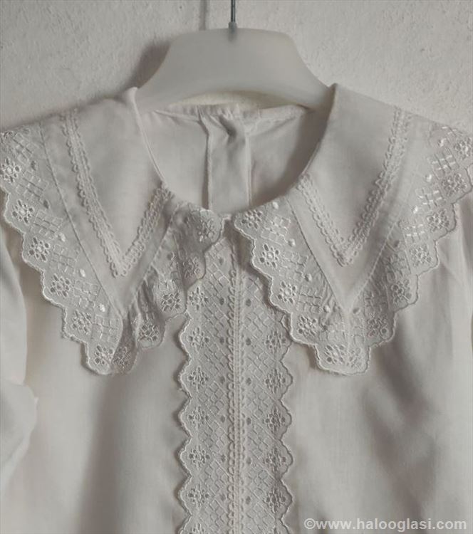 Vintage kosulja sa belim vezom za 10 do 12 godina | Halo Oglasi