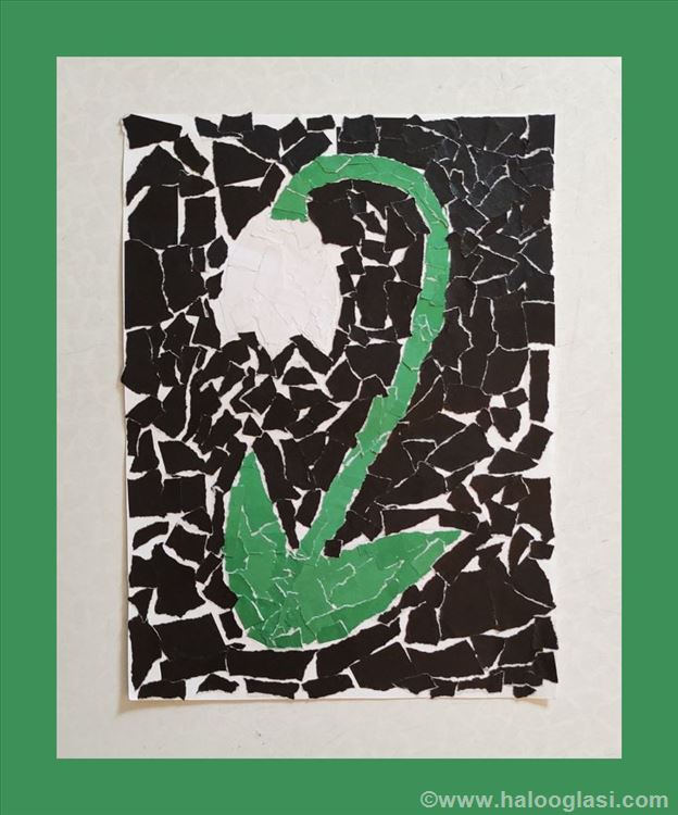 Kolaž-mozaik na papiru sa kolaž papirom | Halo Oglasi