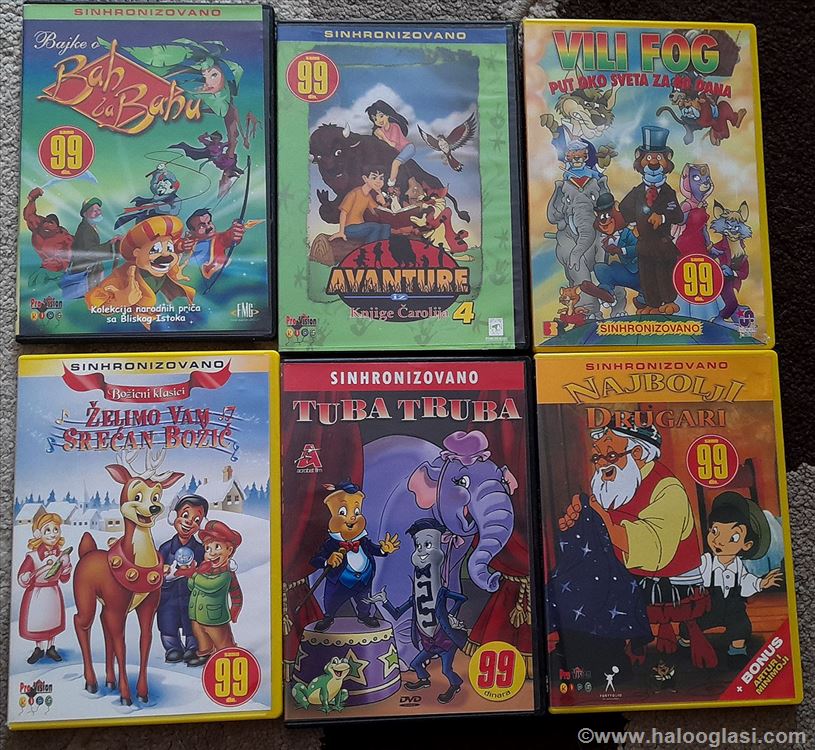 Najlepši dečiji crtaći DVD (3) | Halo Oglasi