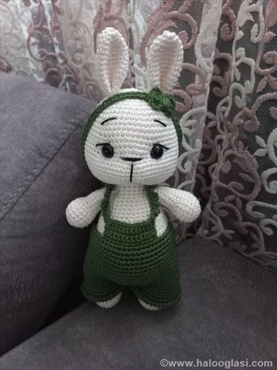 Heklana igračka zeka, amigurumi | Halo Oglasi
