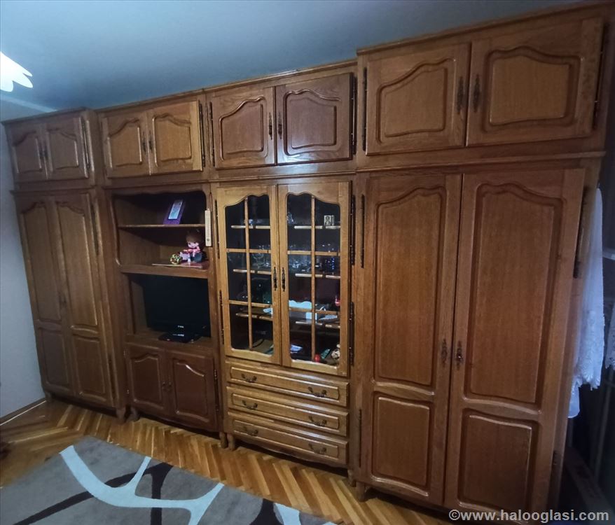 Stari hrastov regal puno drvo | Halo Oglasi