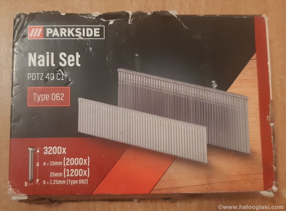 Ekseri za heftalice - Tip 062 - 15/25 mm | Halo Oglasi