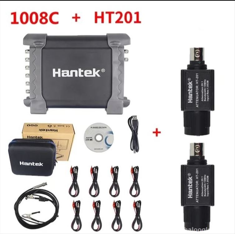 HANTEK 1008C 8 Kanala Osciloskop +HT25+HT201 | Halo Oglasi