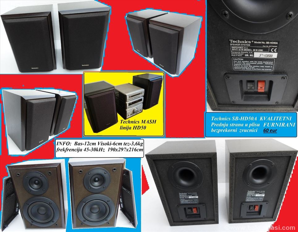 Technics zvucnici | Halo Oglasi