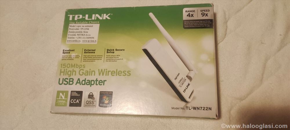 TP- Link Wireless Usb antena | Halo Oglasi