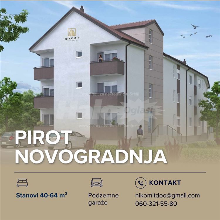 Prodaja Stana - Pirot Novogradnja | Halo Oglasi