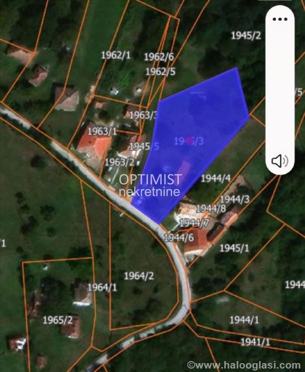 Voždovac, Ripanj, 7,43 ara ID#2442 | Halo Oglasi