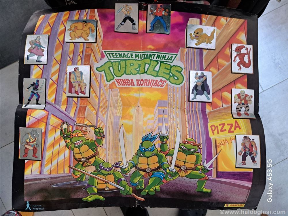 Poster Nindža Kornjače iz 90ih godina | Halo Oglasi