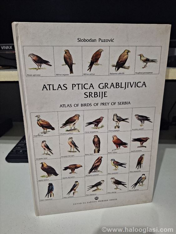 Atlas ptica grabljivica Srbije - Slobodan Puzović | Halo Oglasi