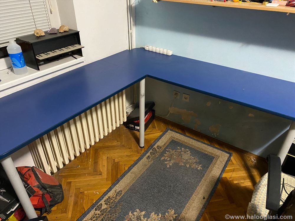 Veliki ugaoni, radni sto za dvoje dece | Halo Oglasi