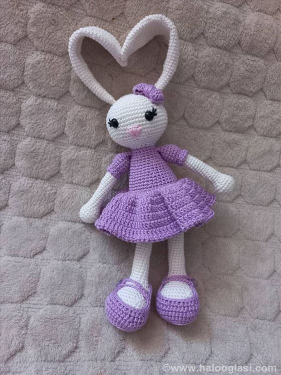 Heklana igračka zeka, amigurumi | Halo Oglasi