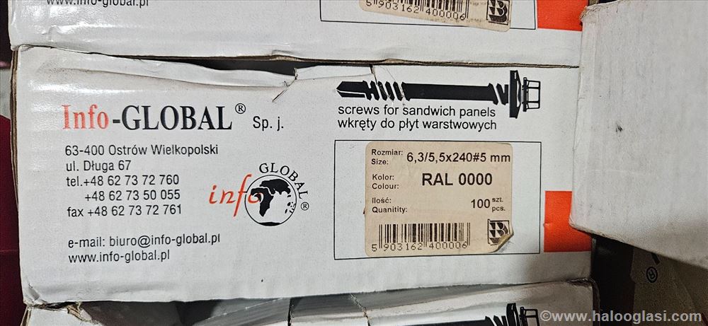 Prodajem vijke za TR lim i za sendvič panele | Halo Oglasi