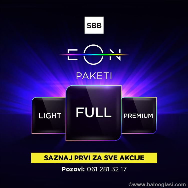 SBB Eon paketi po najpovoljnijim uslovima | Halo Oglasi