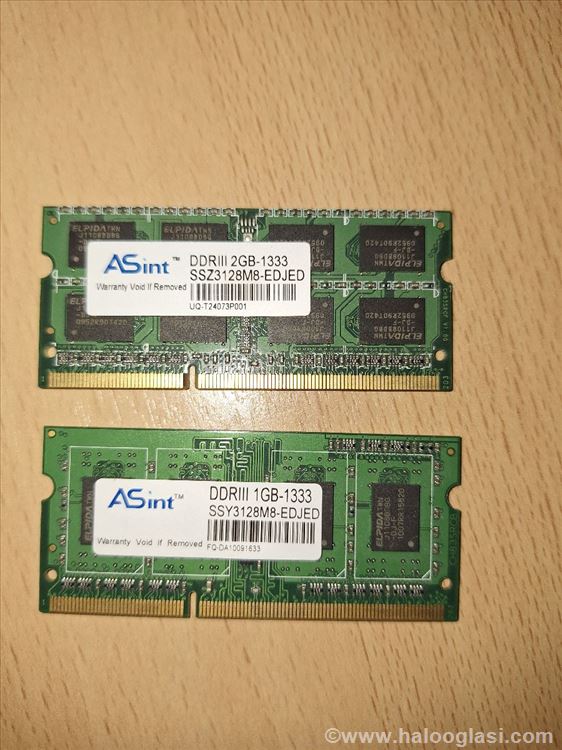Ram za laptop 3gb ddr3 1333mhz | Halo Oglasi