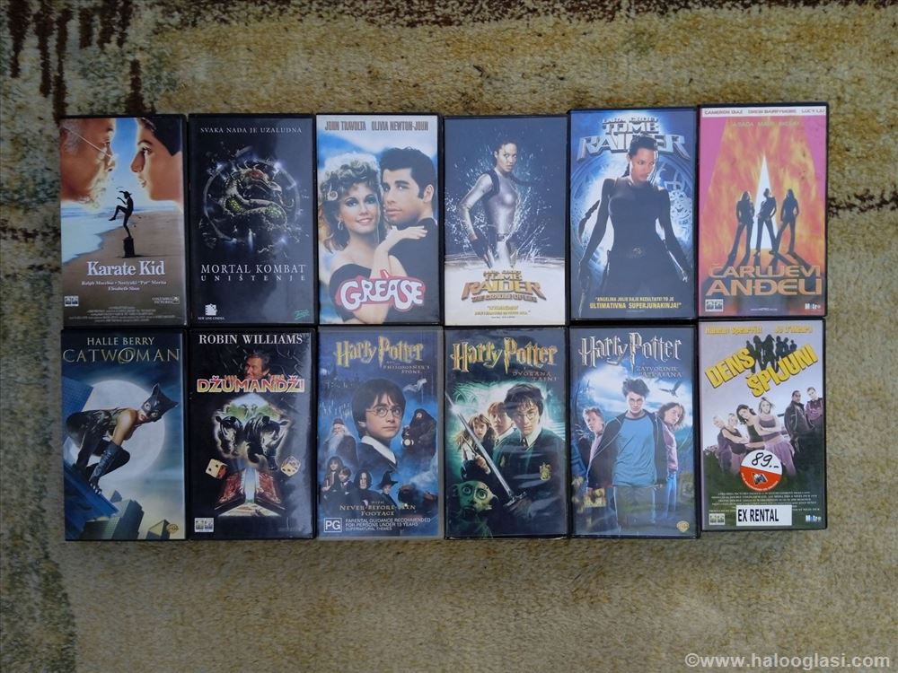 VHS kasete, strani i crtani filmovi | Halo Oglasi