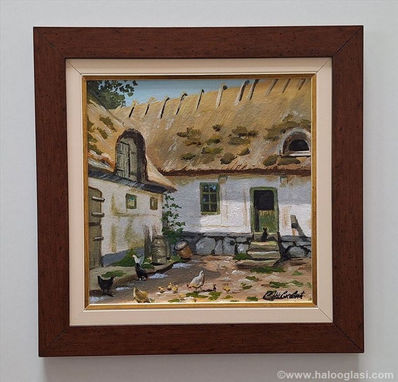 Ulje na platnu - Stara kuca u selu, prelepo! | Halo Oglasi