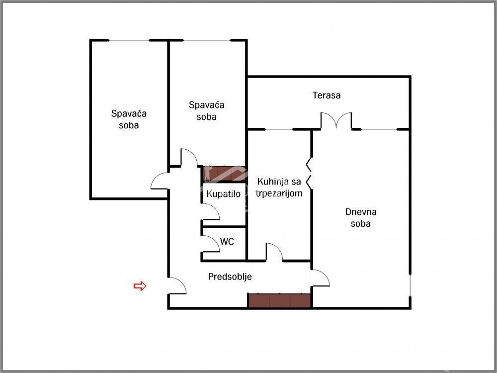 Novi Beograd - Blok 61 - 3.0 ID#18153 | Halo Oglasi
