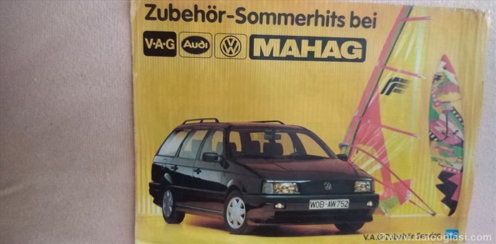 Prospekt VW letnji pribor 1989.4 str. nemacki | Halo Oglasi