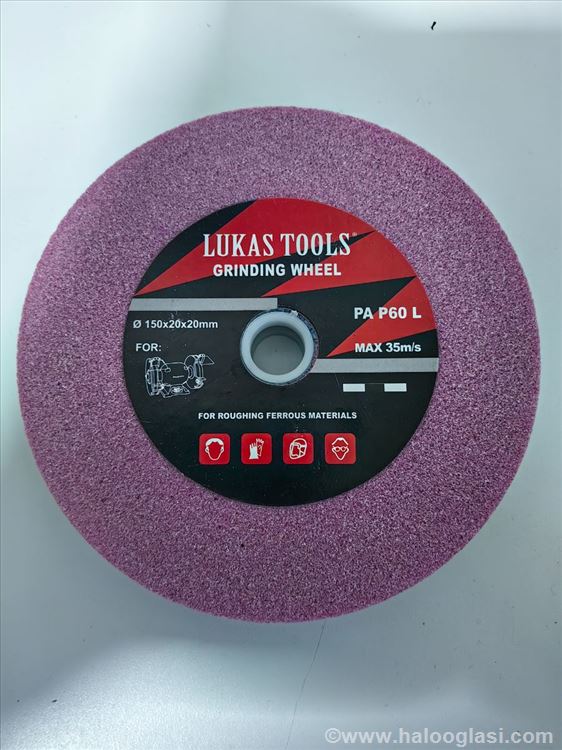 Tocilo kamen Fi 150 mm x 20 mm Lucas roze novo | Halo Oglasi