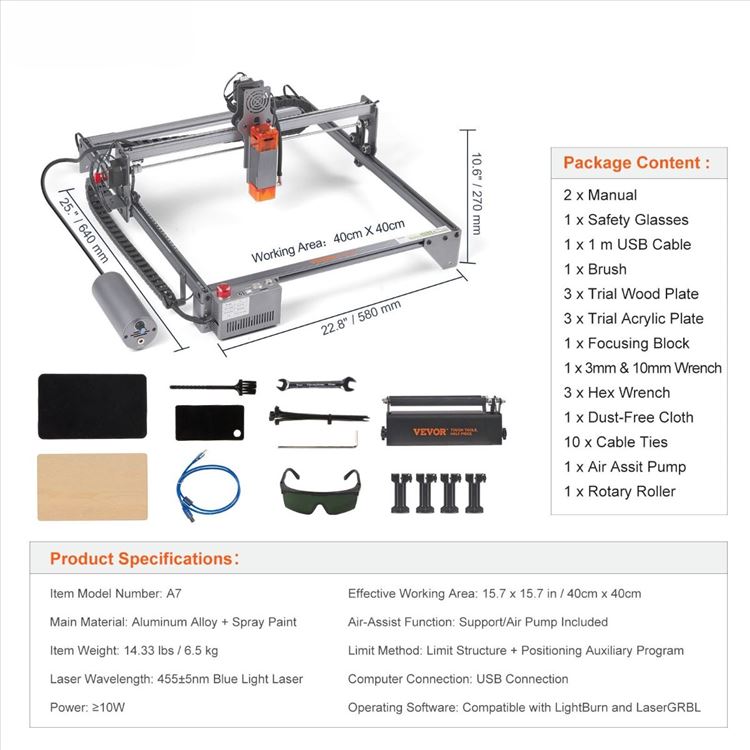Laserski graver 10W CNC | Halo Oglasi