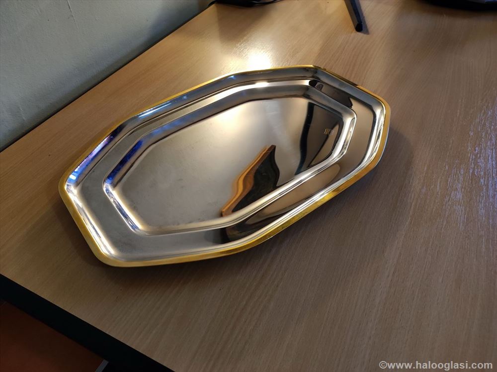 Stari posluzavnik pozlata 24K | Halo Oglasi