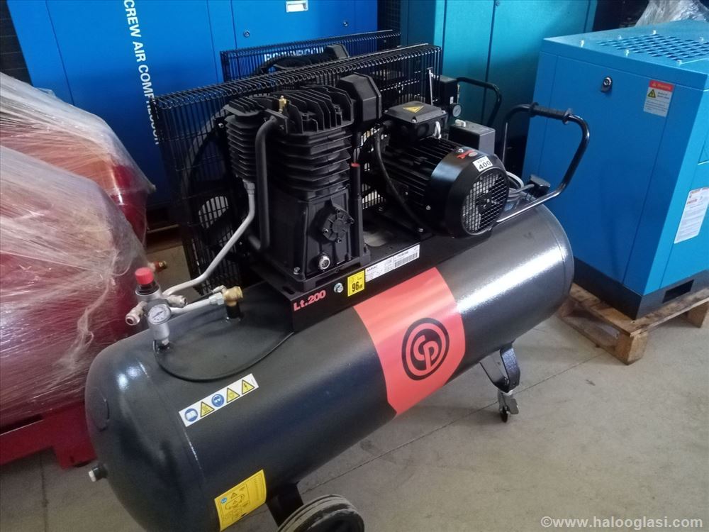 Klipni kompresor 3kW (200L boca) - Novo | Halo Oglasi