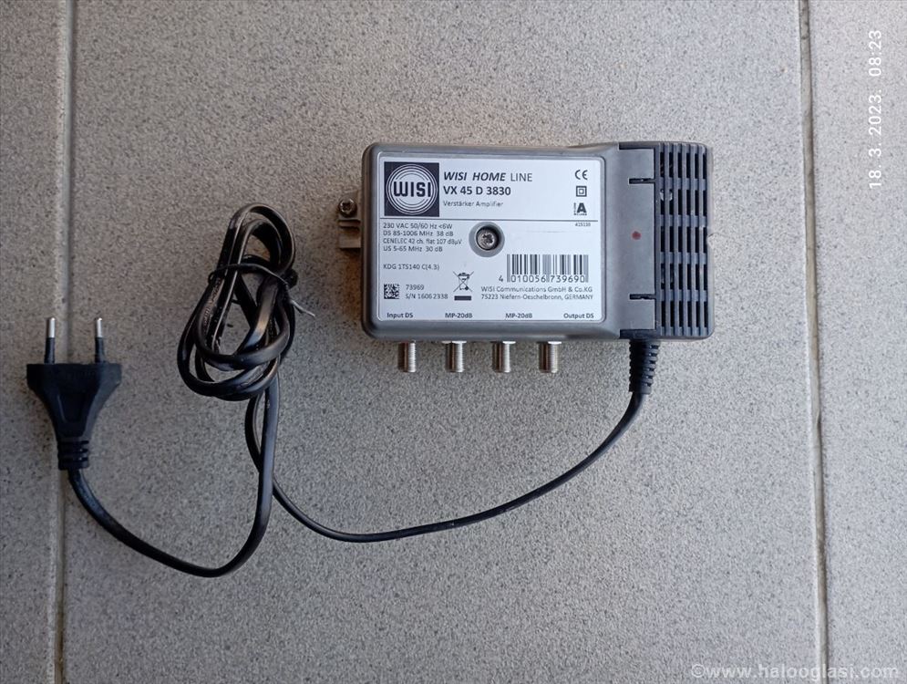Pojačavač TV signala WISI VX45D pojačalo kablovske | Halo Oglasi