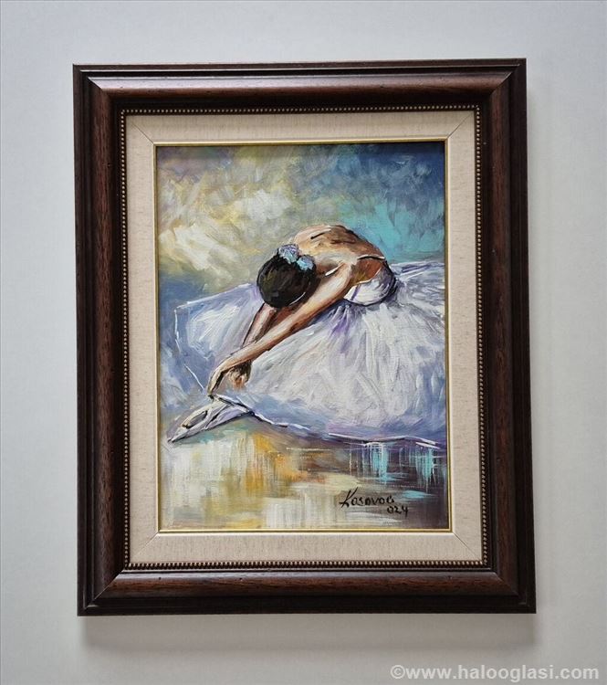 Ulje na platnu - Balerina, prelepa slika! | Halo Oglasi