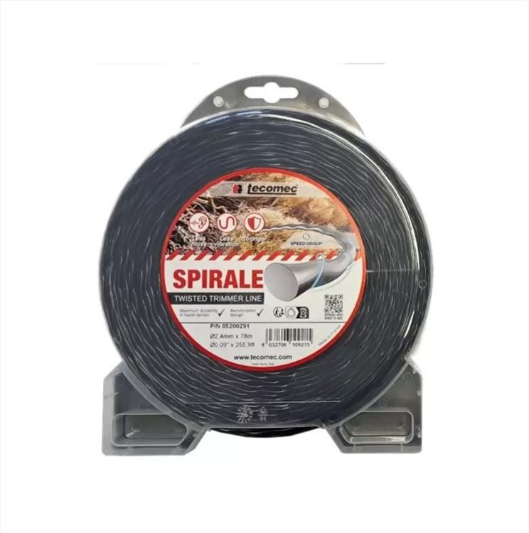 Struna za trimer SPIRALE 2,4mm 78m Tecomec | Halo Oglasi