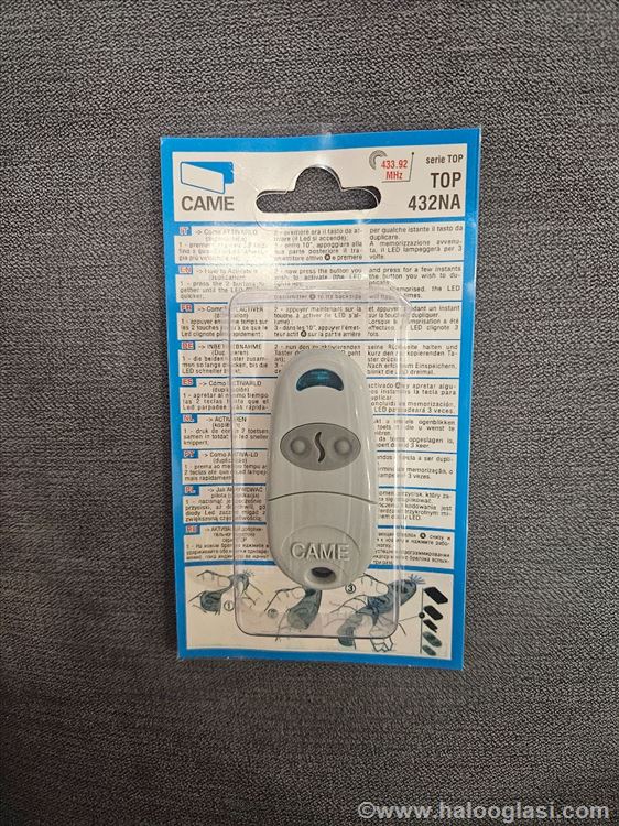 CAME daljinski za garažna vrata, kapije, rampe | Halo Oglasi