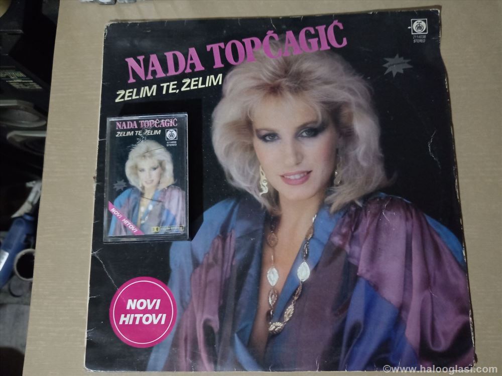 LP Ploca Nada Topcagic i Audio Kaseta | Halo Oglasi