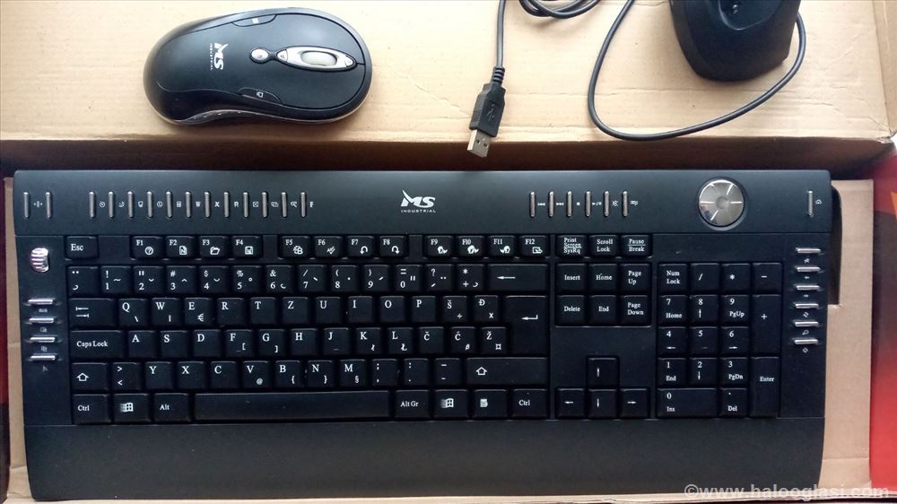 MS bezicna tastatura i mis model SET-708WC | Halo Oglasi