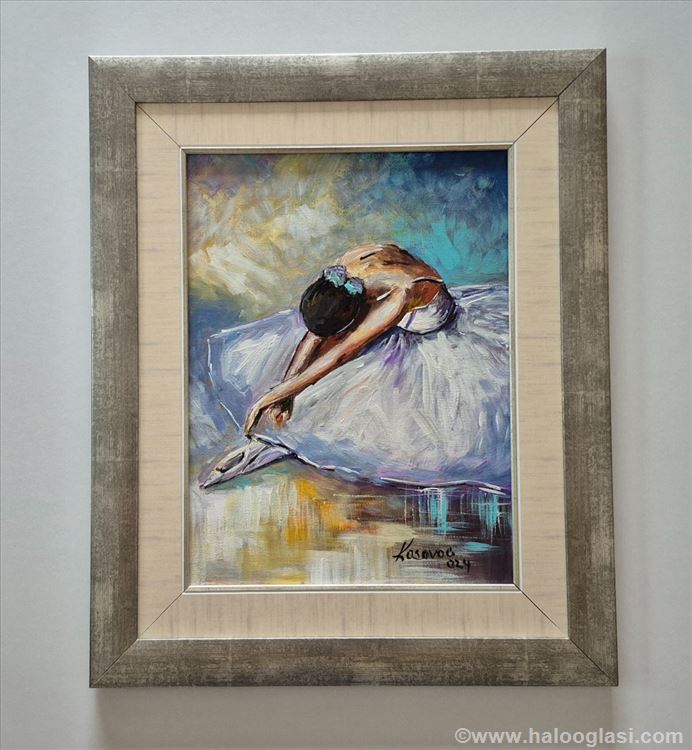 Ulje na platnu - Balerina, prelepa slika! | Halo Oglasi
